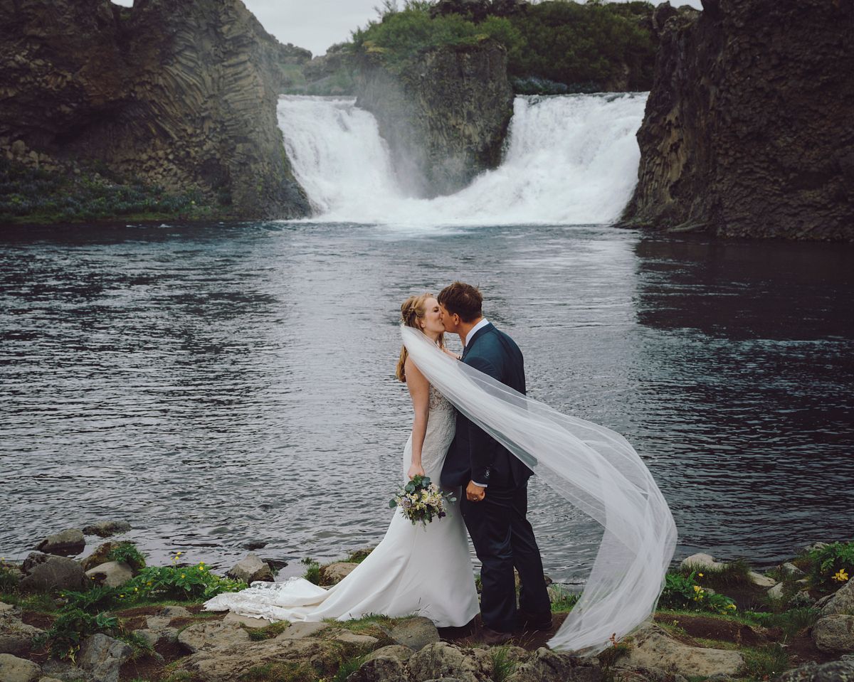 A Merry Waterfall Wedding